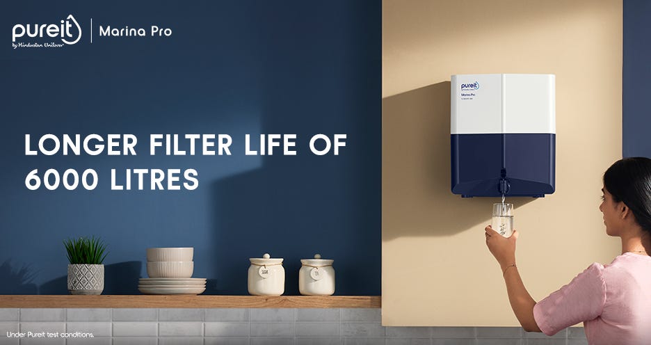 Longer Filter Life Of 6000 Litres